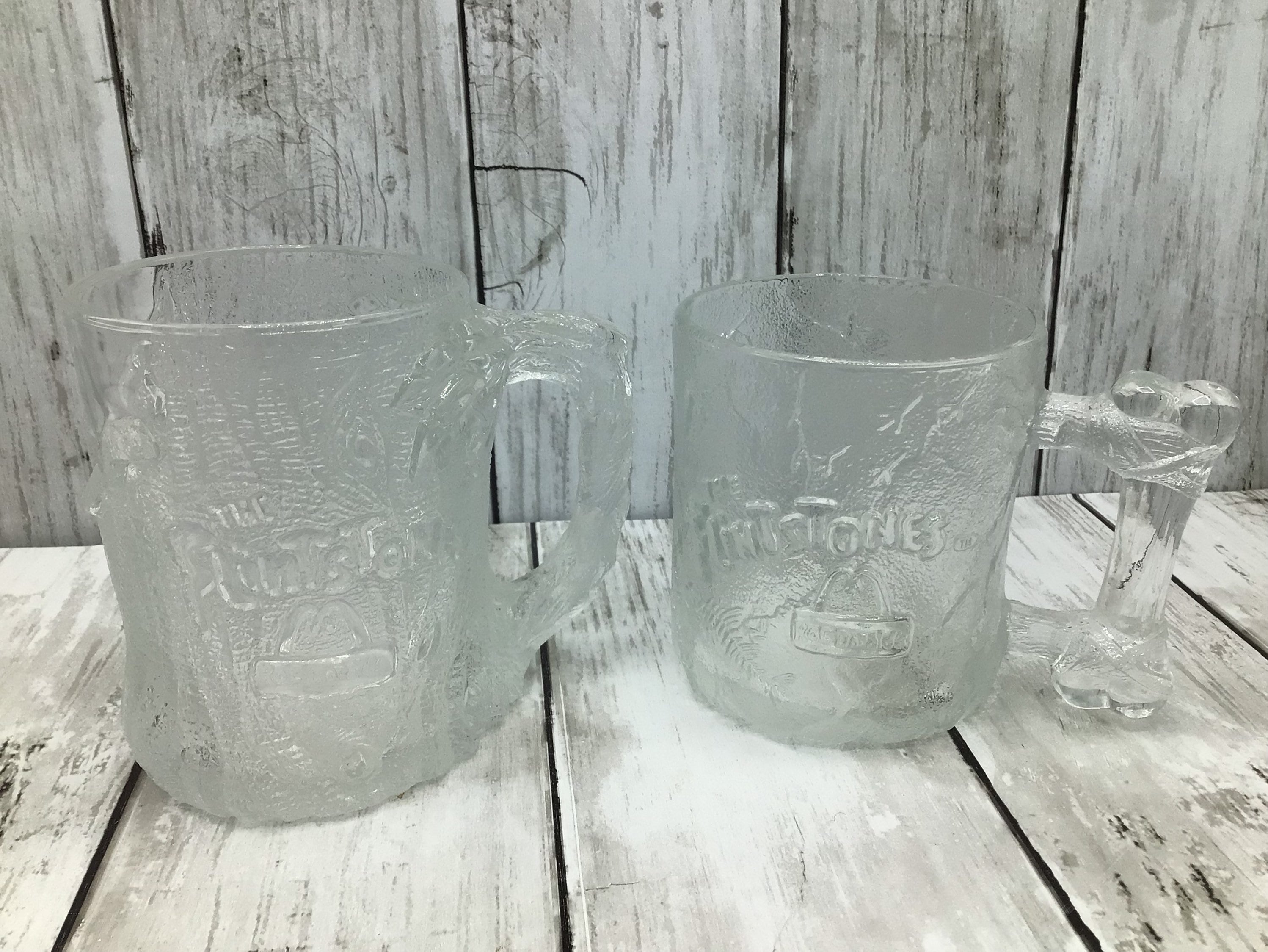 Vintage Flintstones Set of 2 Mcdonalds Mugs, the Flintstones Pre Dawn ...