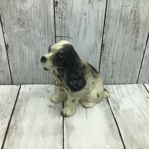 Vintage Ceramic Dog, Cocker Spaniel Ceramic Figurine, Dog Lover Gift ...