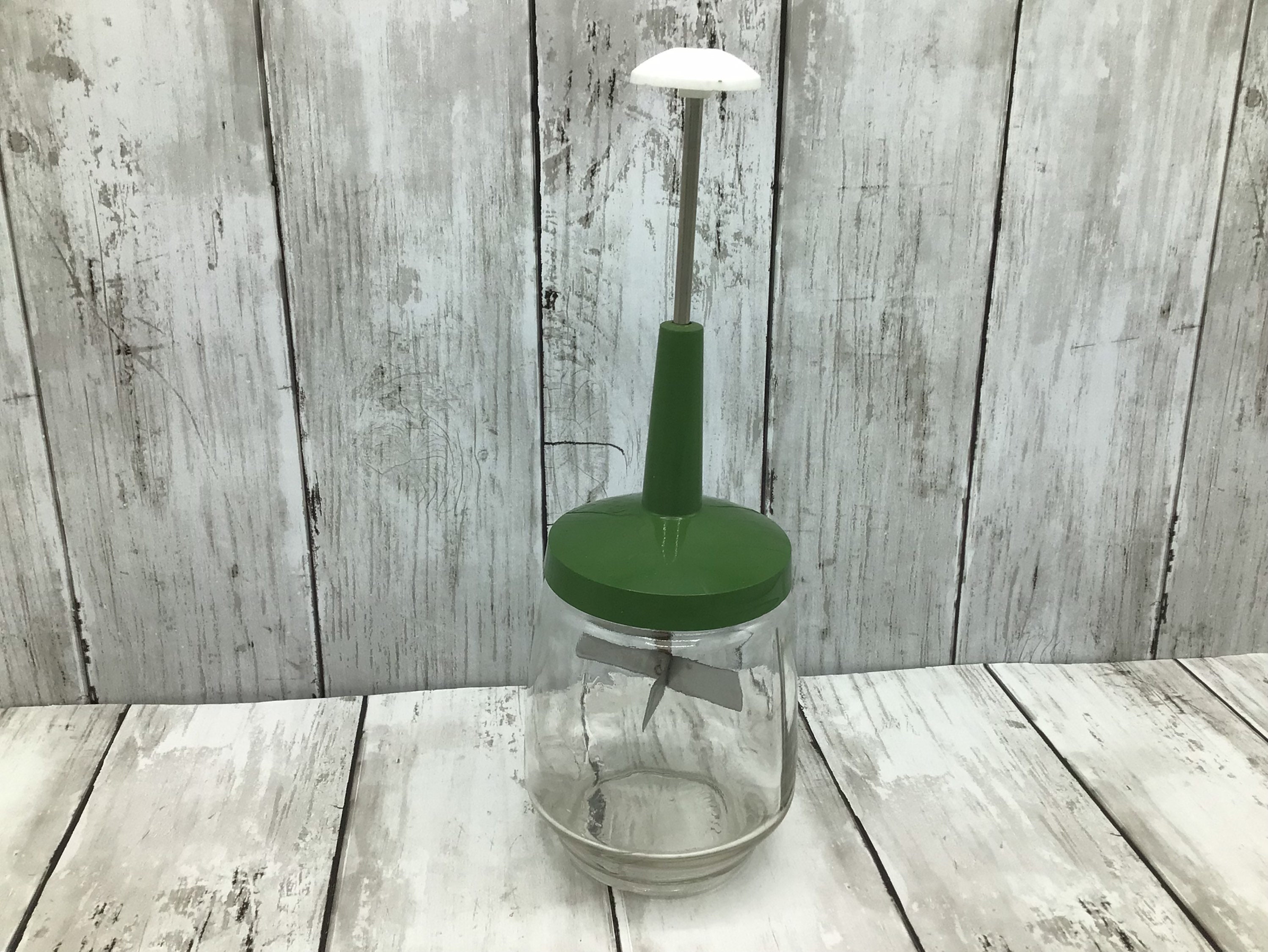 Vintage Federal Housewares Chopper, Vintage Kitchen Chopper, Glass Nut ...