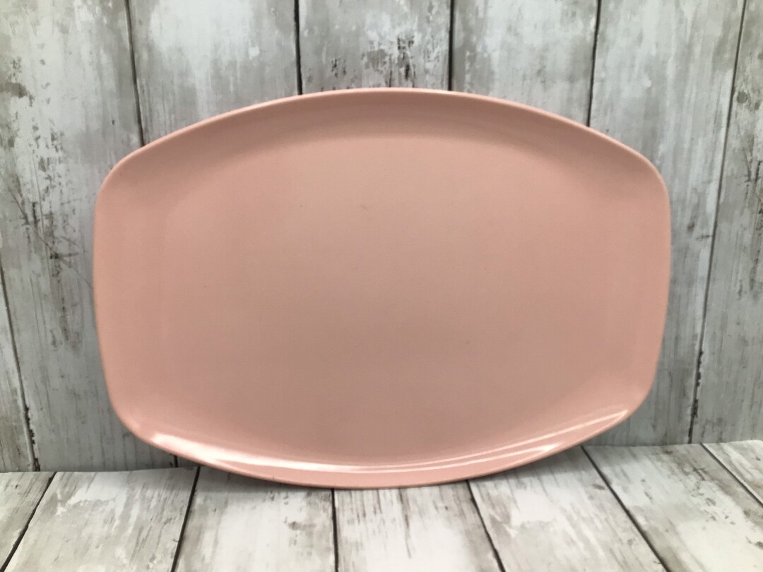 Vintage Pink Windsor Melmac Platter MCM Dishware Vintage - Etsy