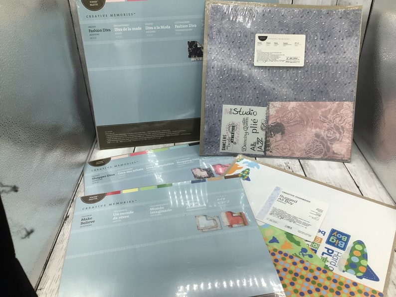 Creative Memories 12x12 Paper Choice, Creative Memories Additions Paper ...