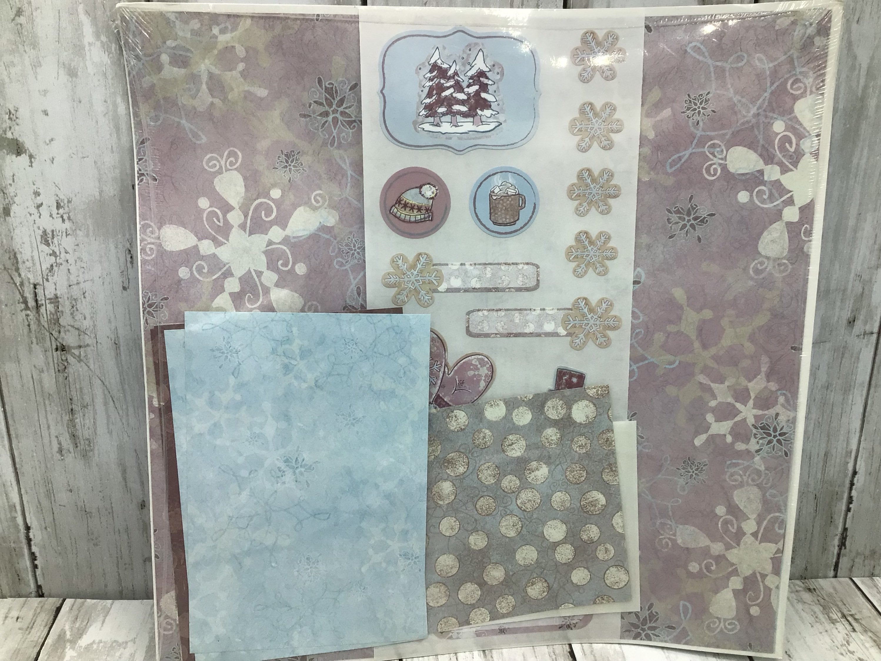 Creative Memories Winter 12x12 Scrapbook Paper, Scrapbook Paper Pack ...