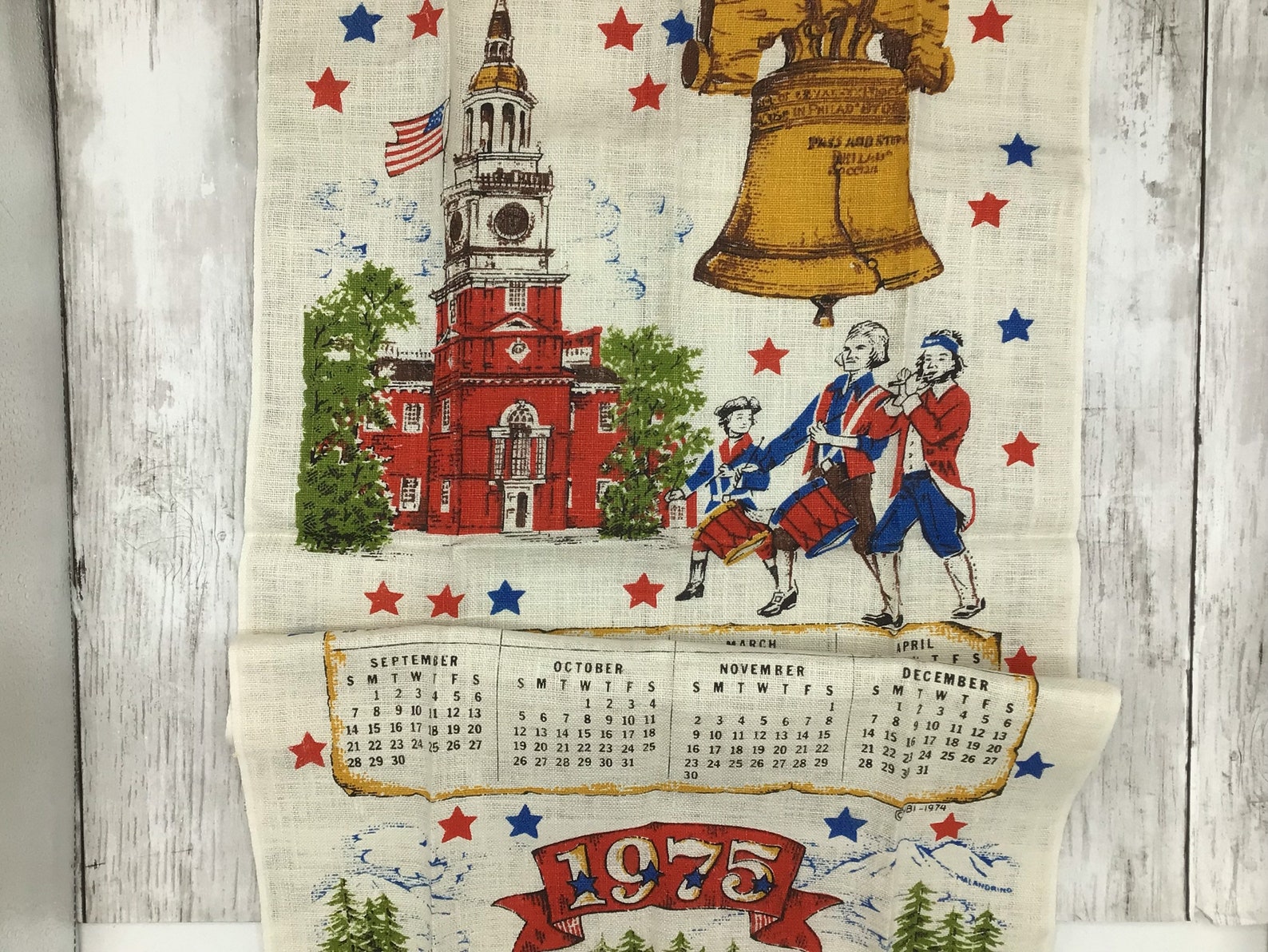 Vintage Kitchen Calendar Towels 1960s Calendar Towels 70s - Etsy