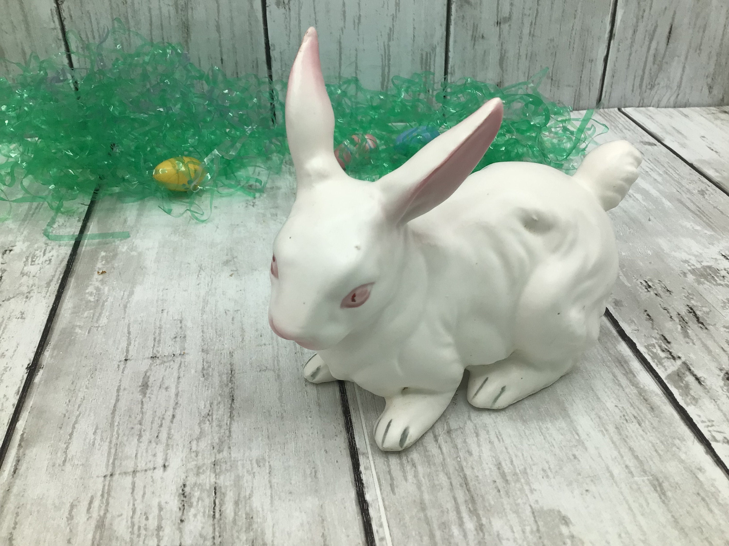 Vintage Ceramic Bunnies Set of 3, National Potteries Co Ceramic Rabbits ...