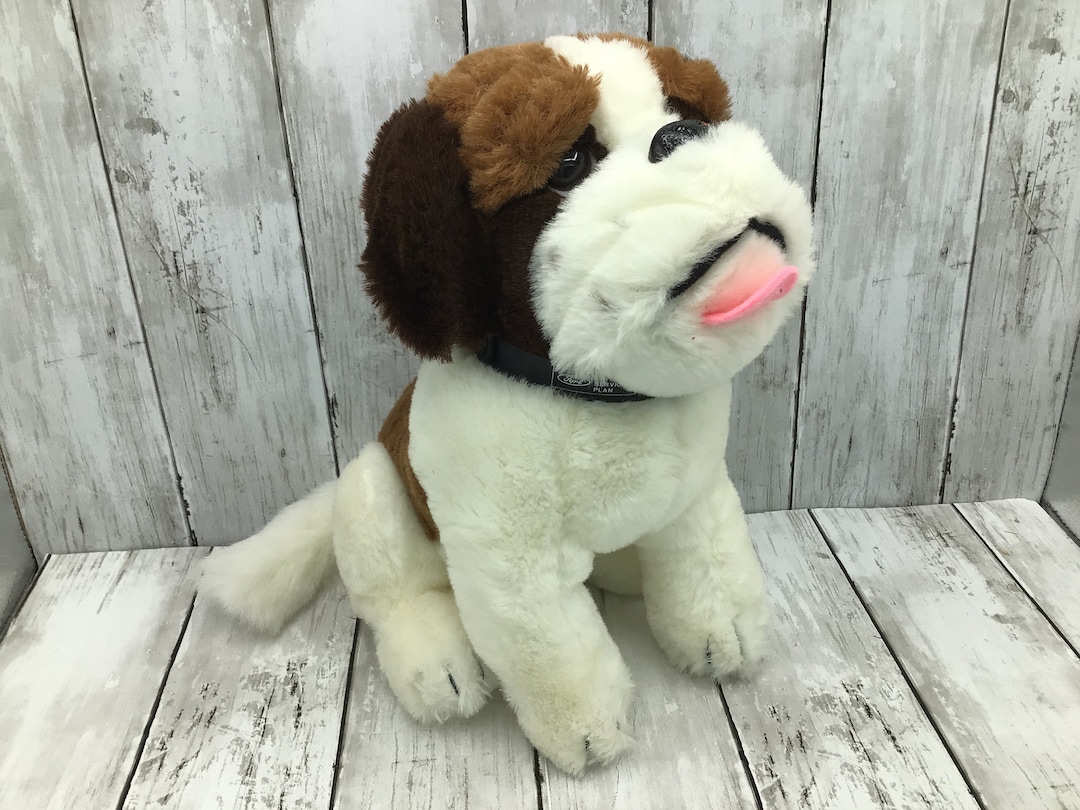 Vintage Ford Promotion Dog, 1984 Ford Dakin St Bernard Plush Dog, Ford ...