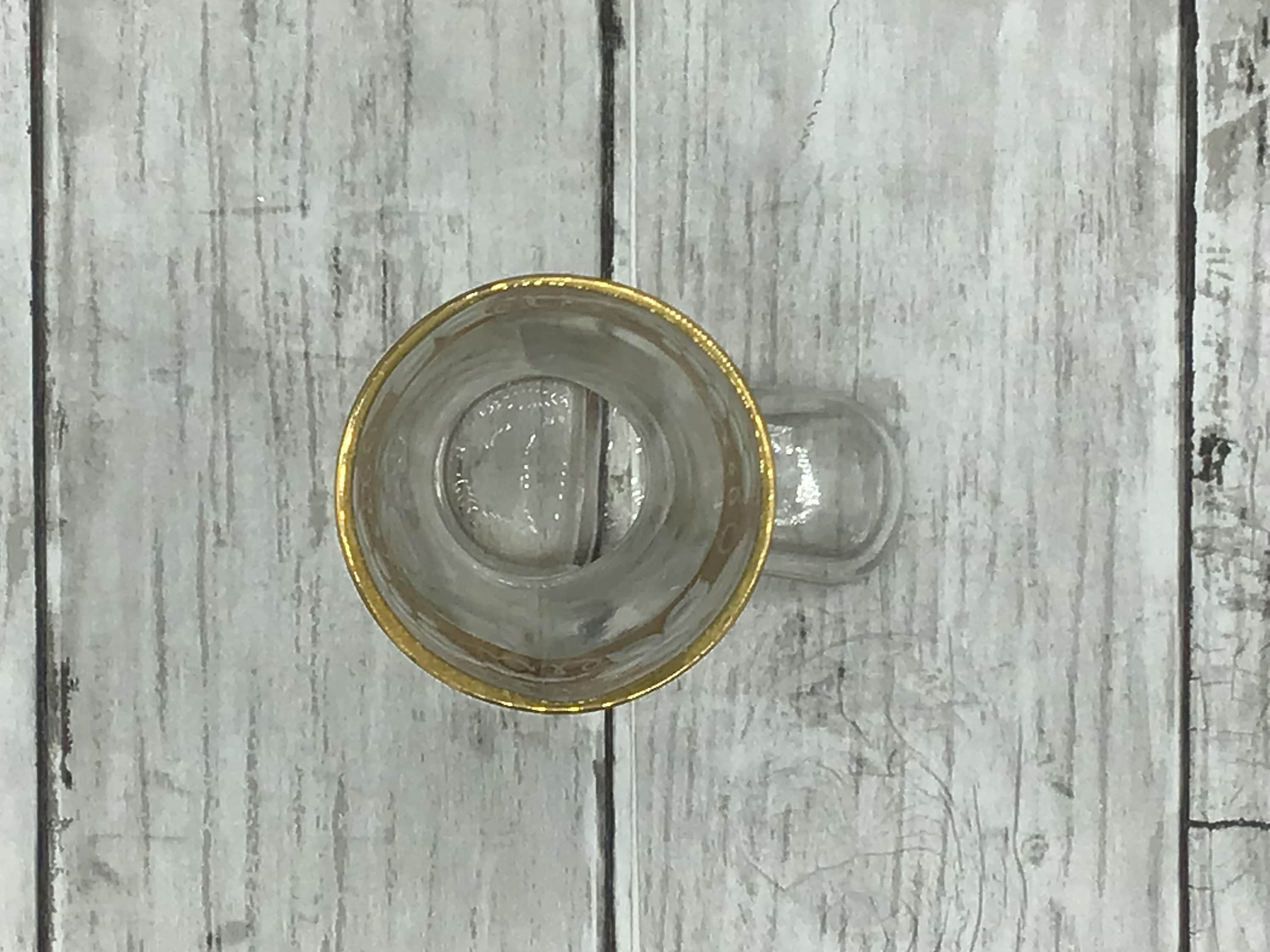 Vintage Glass Boot With Gold Trim Western Germany Glass Boot - Etsy