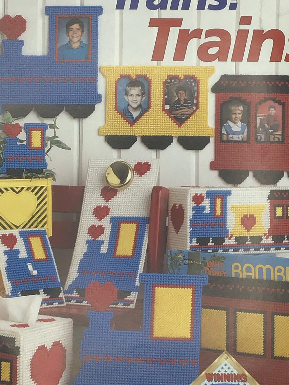 Trains Plastic Canvas Designs Boys Trains Needlework Pattern - Etsy