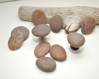 Beach Stone Knobs | Etsy