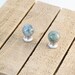 Gemstone Marble Cabinet Knob Pair Moss Agate and Banded Green Jasper - Etsy