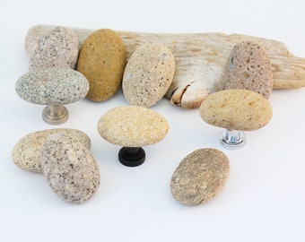 Choose Your Hardware Beach Rock Cabinet Knobs Set of 10 - Etsy