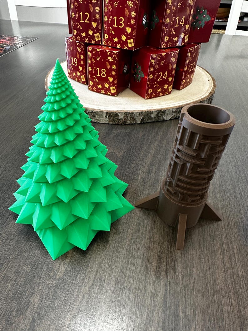 3D Printed Christmas Puzzle Box: Gift Card Maze - Etsy