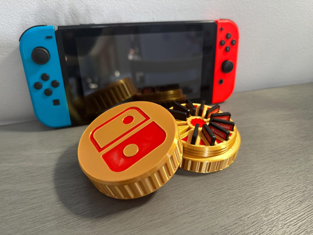 Custom 3D Printed Nintendo Switch Game Holder, Case, Organizer, Travel ...