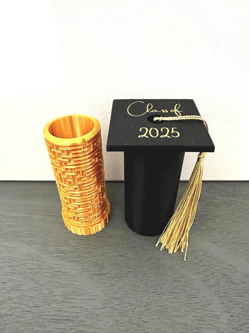 Custom Graduation Cap Puzzle Box: 3D Printed Brain Teaser, Money Holder ...