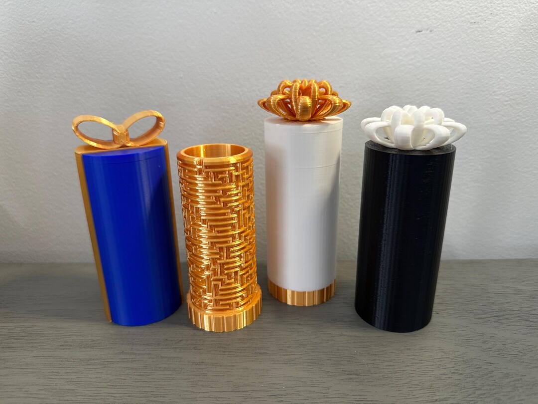 Custom 3D Printed Cash Gift Puzzle Box, Birthday, Christmas, Prank Gift ...