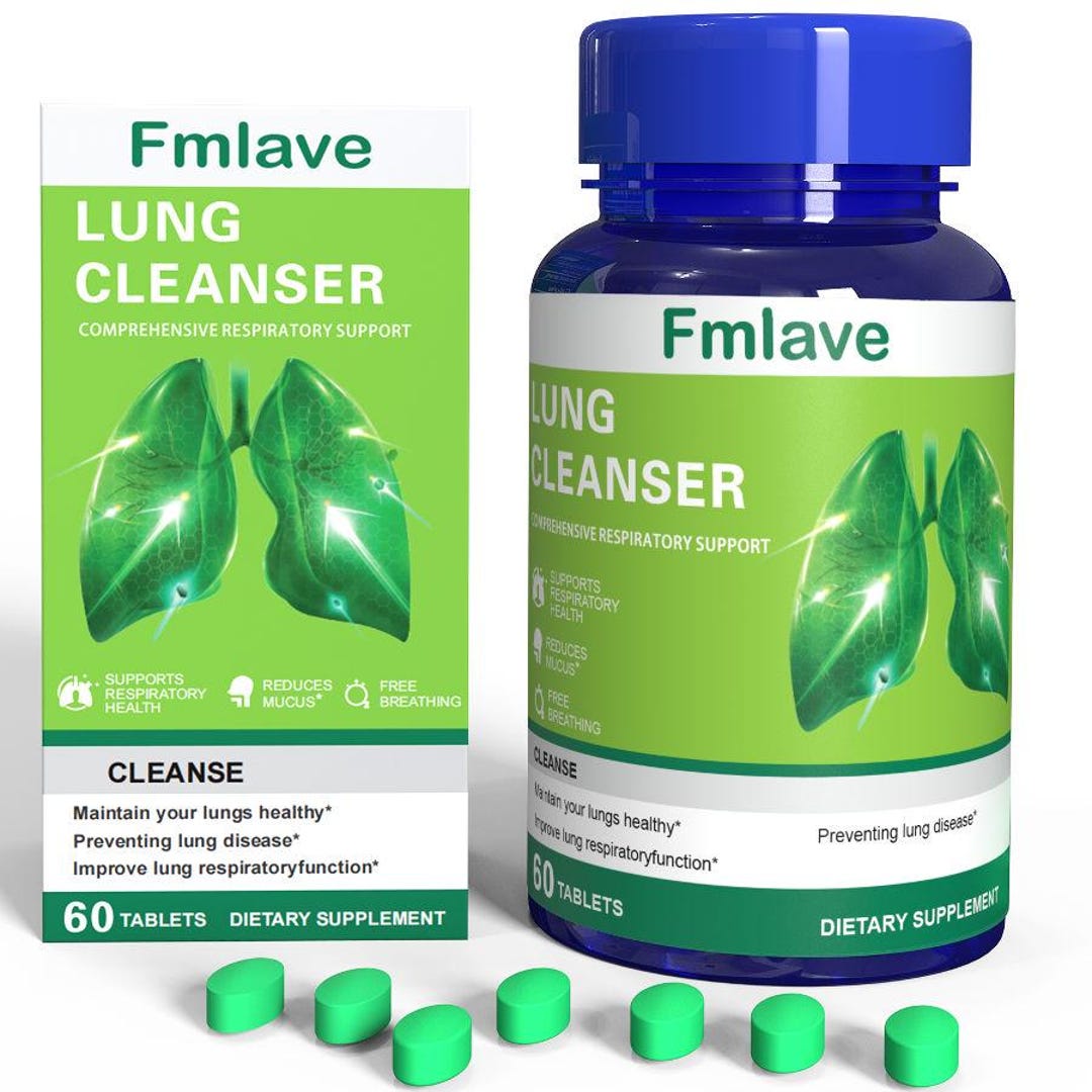 Fmlave Breathease Lung Support (60 Tablets 36g) - Etsy