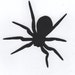Halloween Spider Tarantula Paper Cut Outs Cutout Silhouette Paper - Etsy