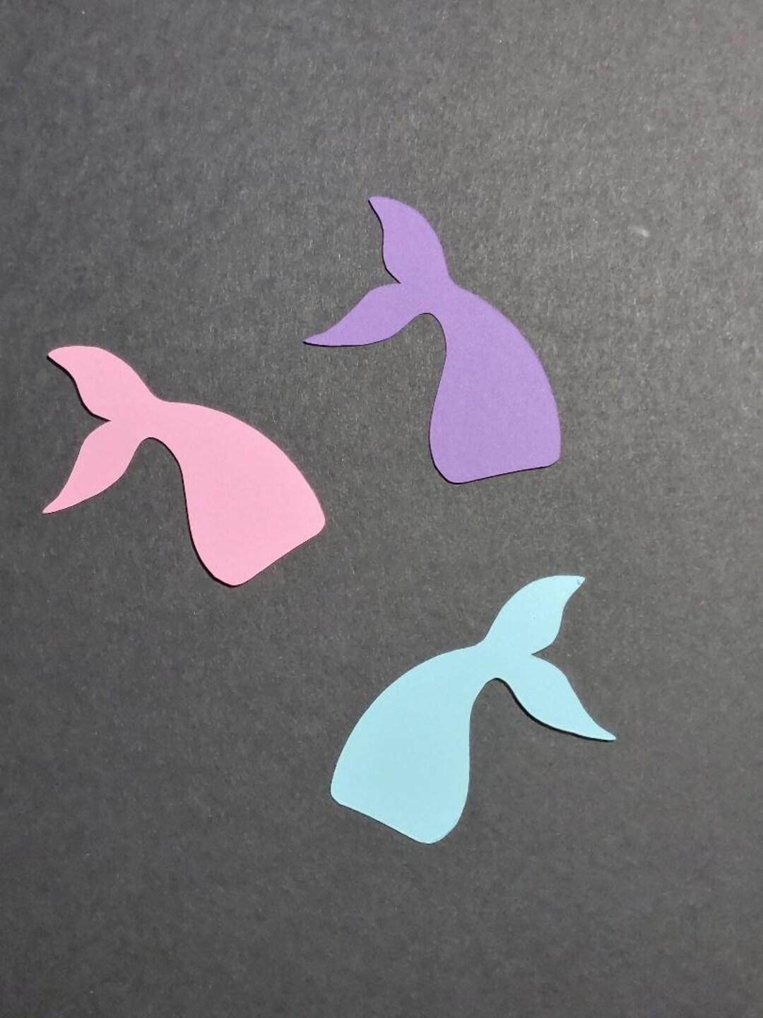 Paper Mermaid Tail Shapes, Die Cut Mermaid Tail Cutout, Cut Outs - Etsy