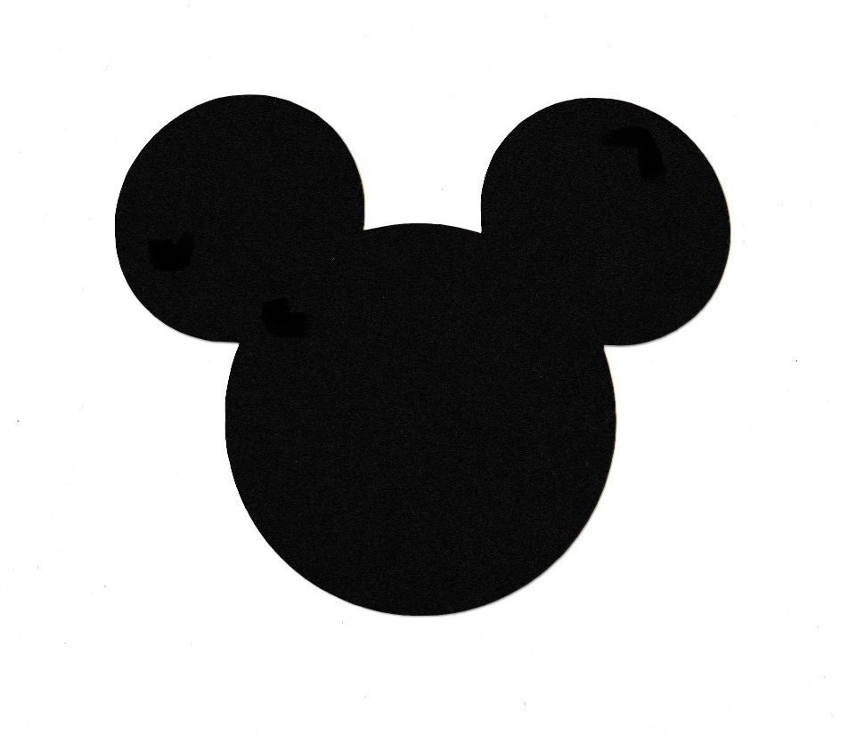 Mickey Mouse Inspired Silhouette Die Cut Mouse Head Multiple Sizes ...