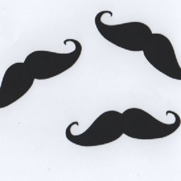 Mustache Cutouts - Etsy
