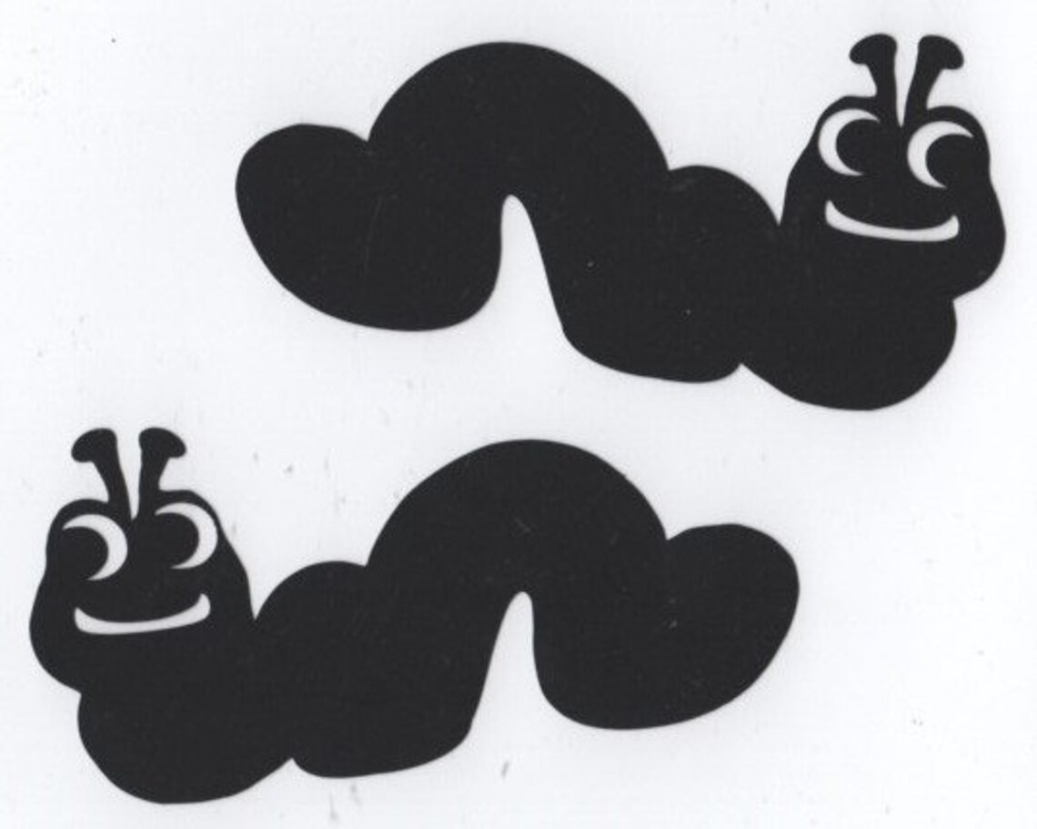 Worm Bookworms Ants Paper Summer Cut Outs Cutout Silhouette - Etsy
