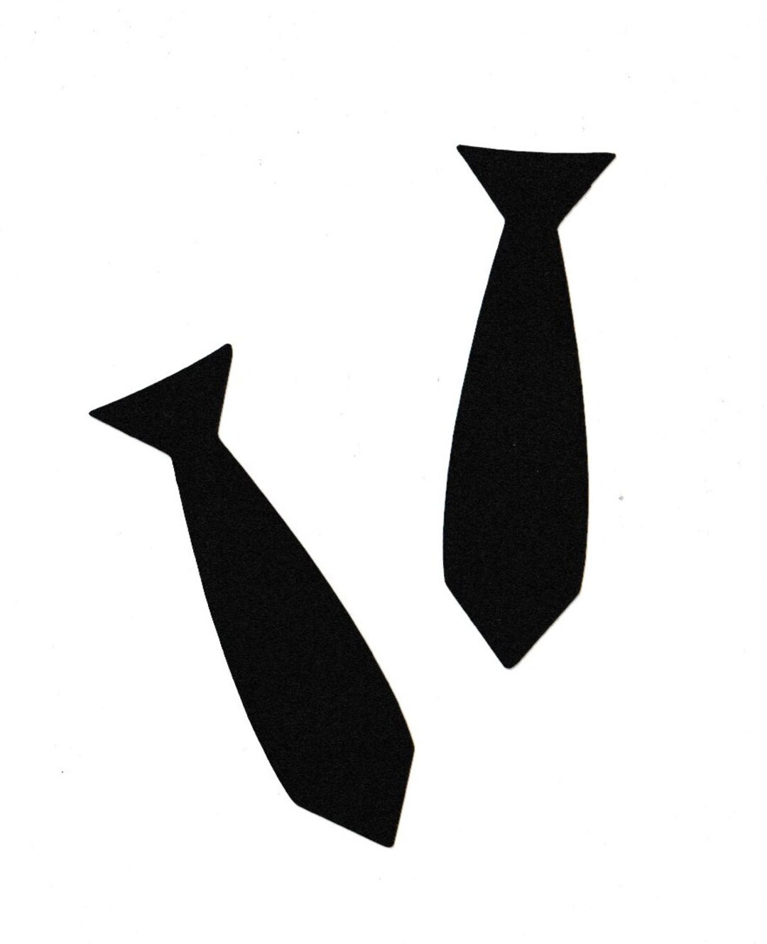 20 Black Tie Photo Prop Paper Cut Outs, Cutouts, Paper Die Cuts - Etsy