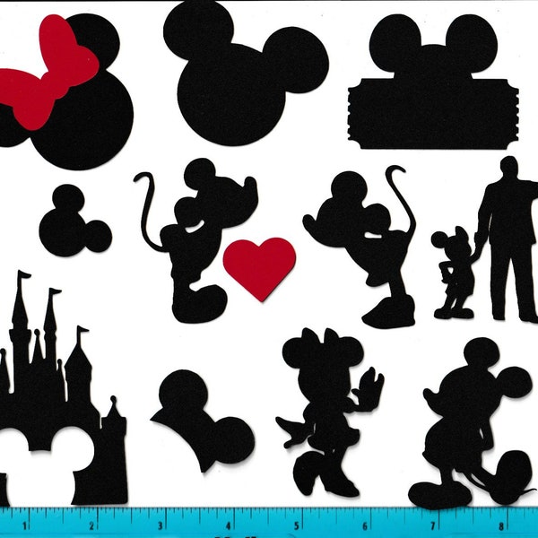 Mickey Mouse Die Cut - Etsy