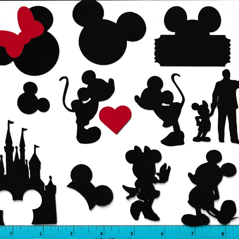 Mickey Silhouette - Etsy