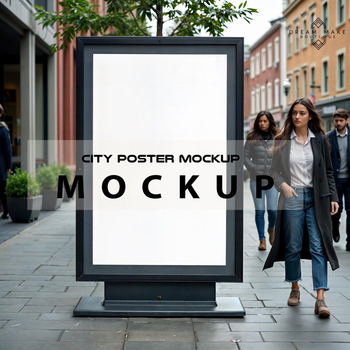 Poster Mockup, Billboard Mockup, Sign Mockup, Flag Mockup, Information ...