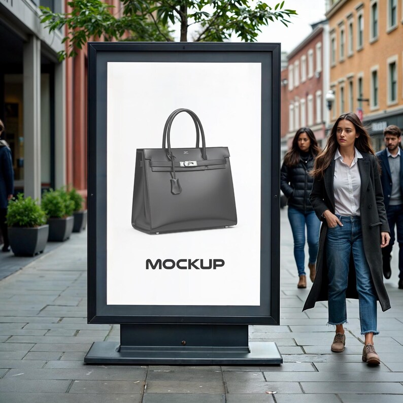 Poster Mockup, Billboard Mockup, Sign Mockup, Flag Mockup, Information ...