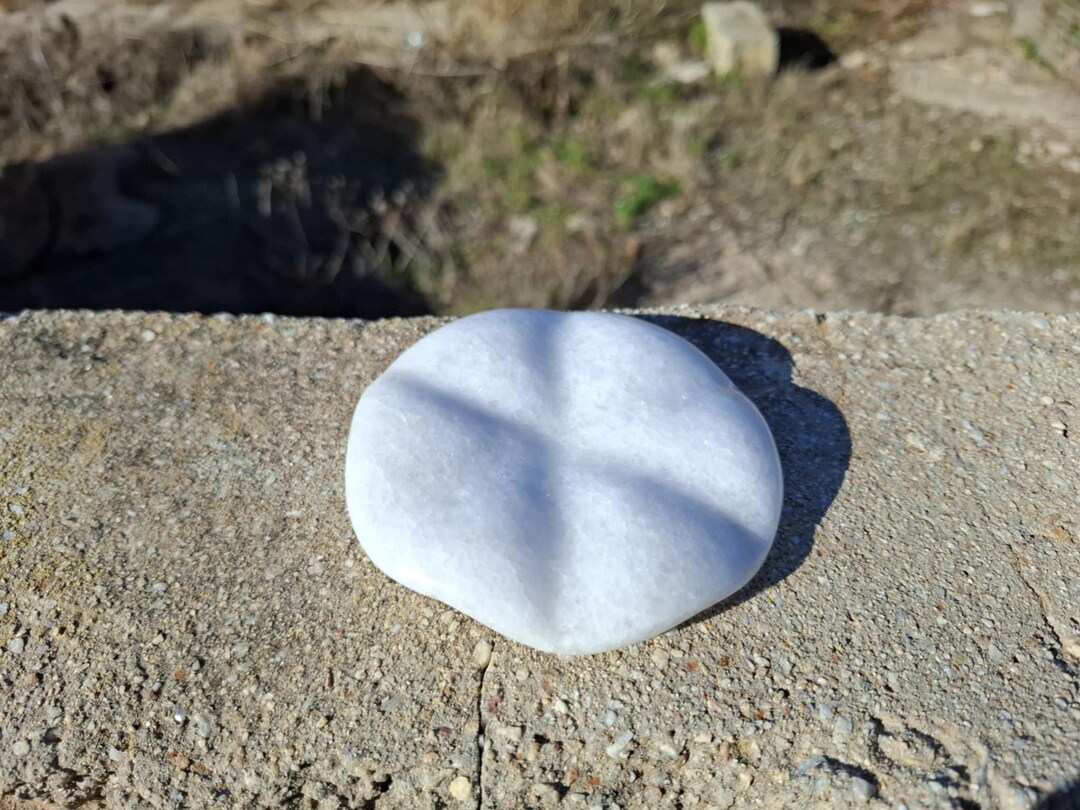 Real Marble Spinning Top From Naxos, Beautiful White Marble, Hand ...
