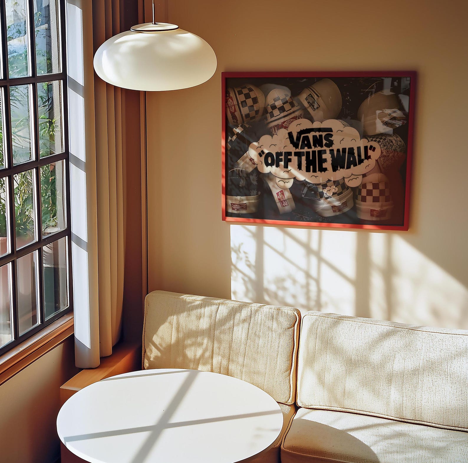 Vans "off the Wall" Poster: Retro Sneaker Art (digital Printable) - Etsy