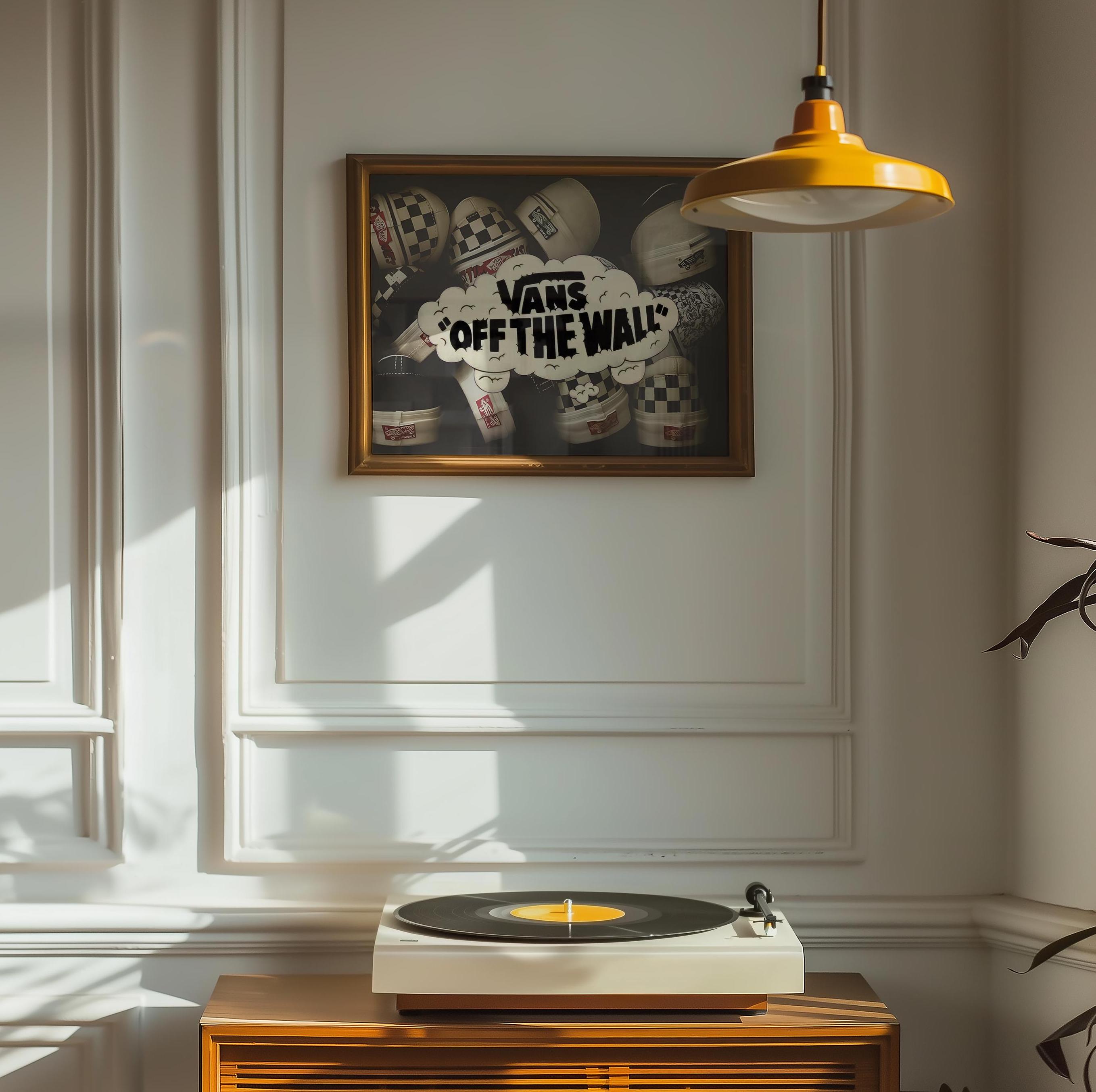 Vans "off the Wall" Poster: Retro Sneaker Art (digital Printable) - Etsy