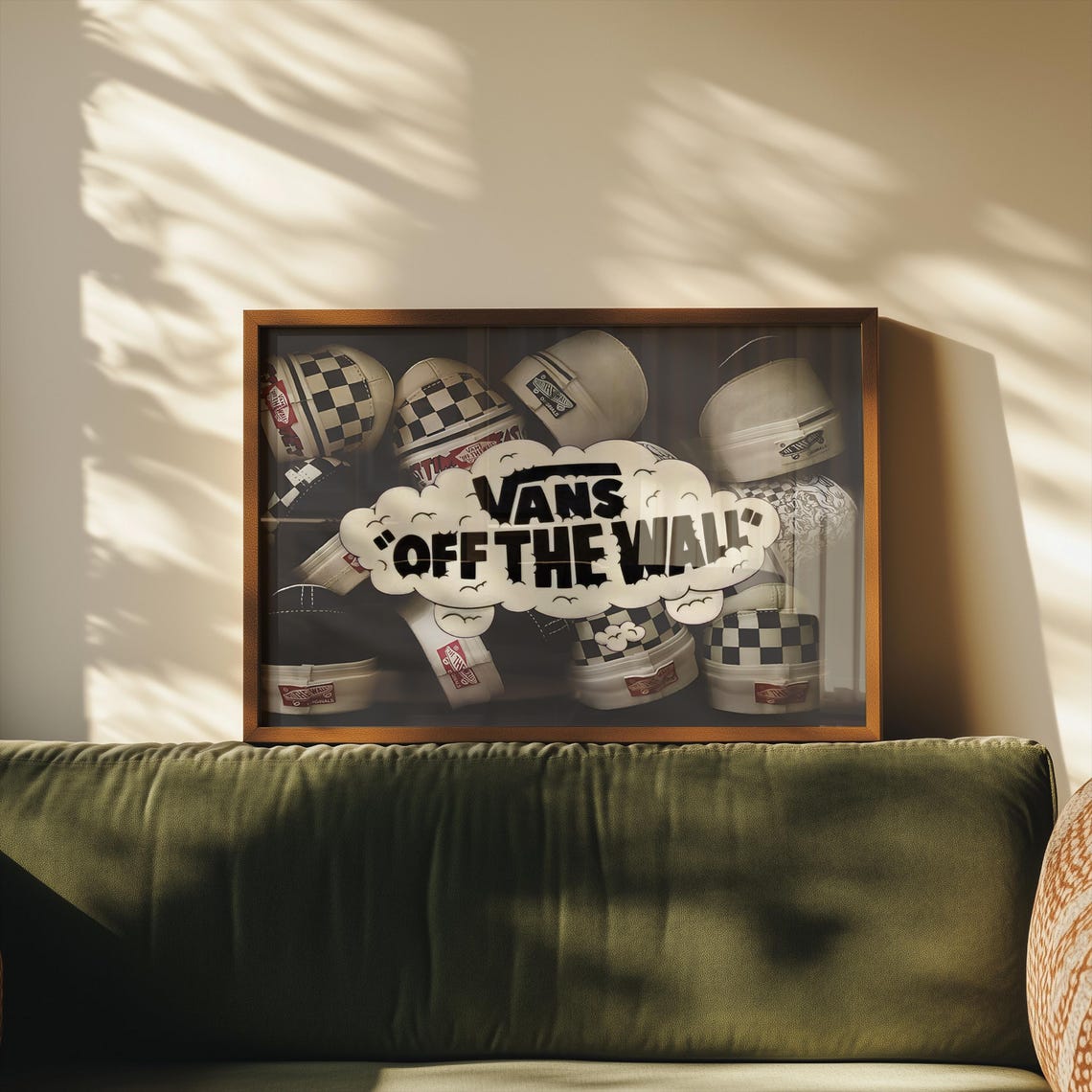 Vans "off the Wall" Poster: Retro Sneaker Art (digital Printable) - Etsy