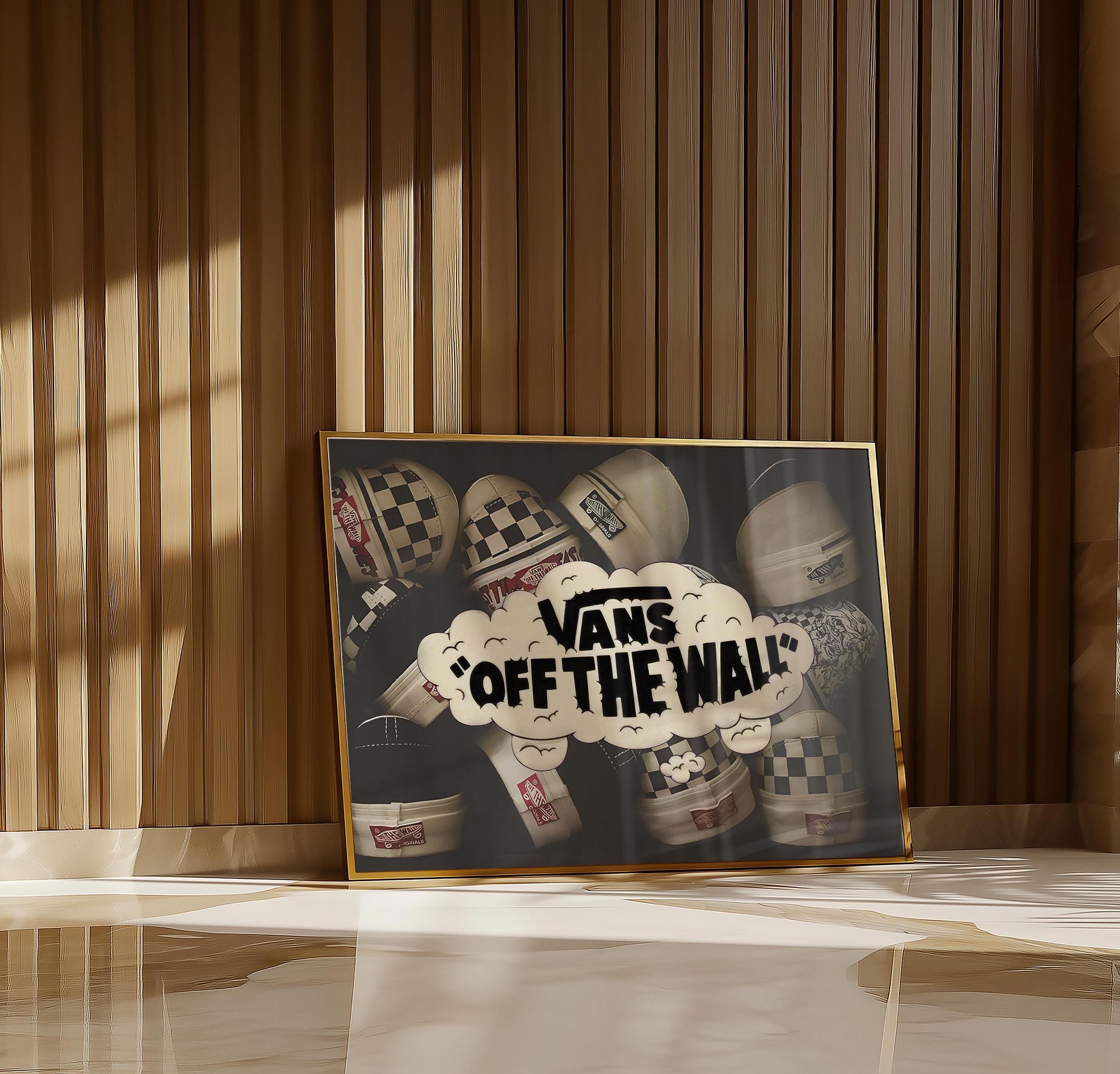 Vans "off the Wall" Poster: Retro Sneaker Art (digital Printable) - Etsy