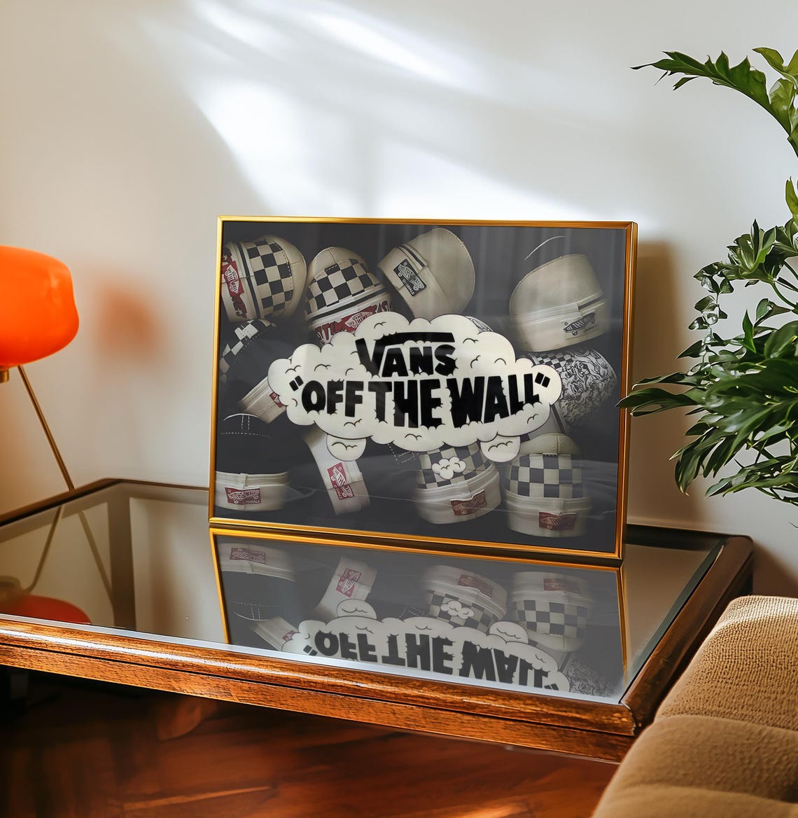 Vans "off the Wall" Poster: Retro Sneaker Art (digital Printable) - Etsy