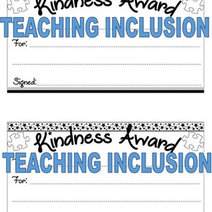 Kindness Challenge Classroom Ideas Charts Awards - Etsy