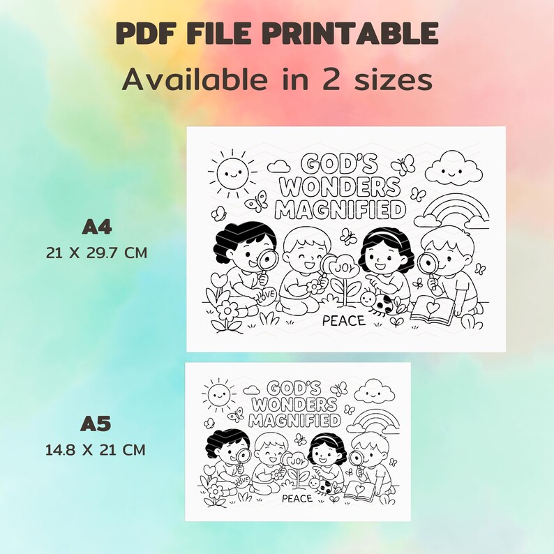 Magnified VBS 2025 Coloring Pages Printable Coloring Sheets Bible ...