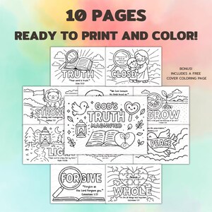 Magnified VBS 2025 Coloring Pages: God's Truth Bible Activity (PDF ...