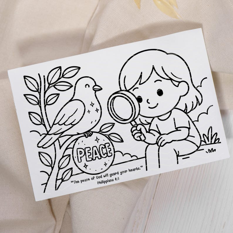 Christian Coloring Pages: Fruit of the Spirit VBS Bible Activity (PDF ...