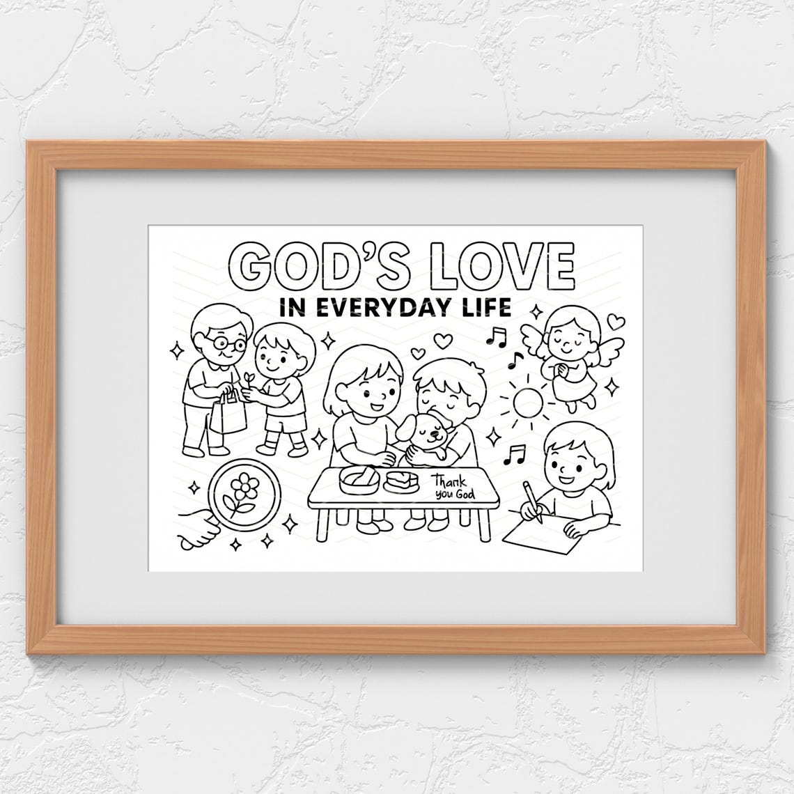 Christian Valentine Coloring Pages: God's Love Printable Bible Activity ...