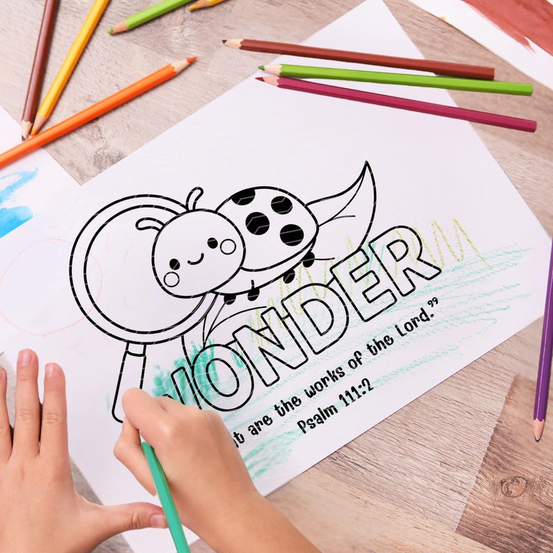 Magnified VBS 2025 Coloring Pages: Bible Activity Sheets (PDF Download ...