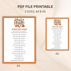 Fall Icebreaker Games: 12 Autumn Party Activities (PDF) - Etsy