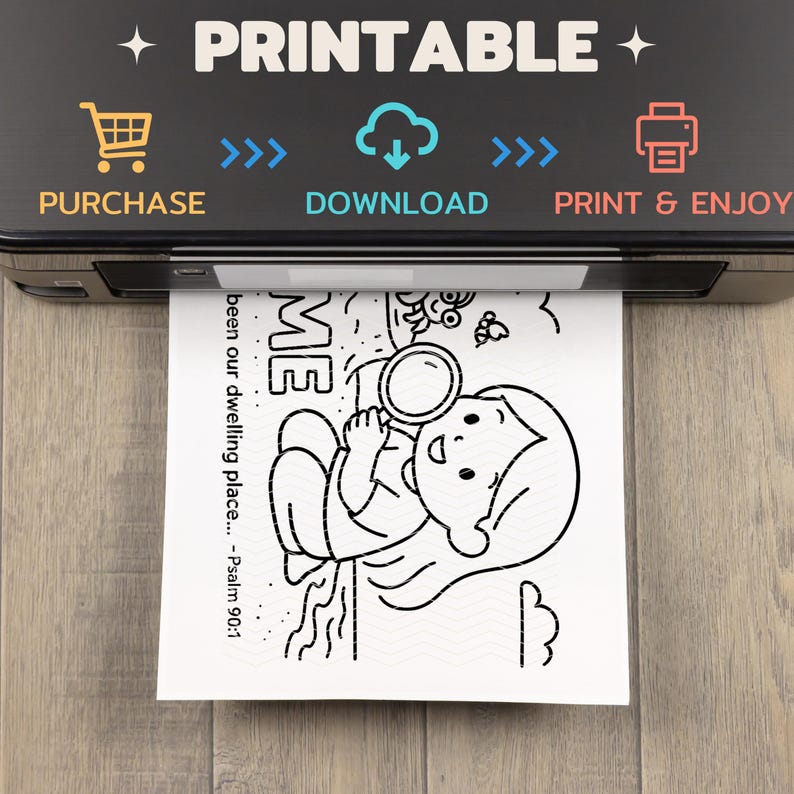 Magnified VBS 2025 Coloring Pages: God's Animals Bible Activity (PDF ...