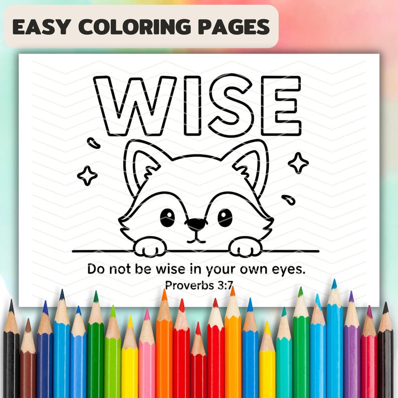 Christian Coloring Pages for Kids: Magnified VBS Bible Animal Activity ...
