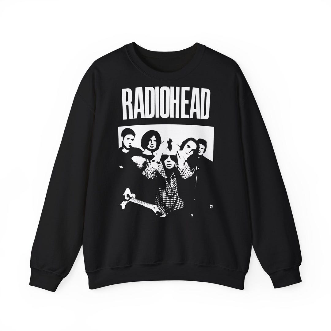 Radiohead Sweatshirt Iconic Design for Fans of the Band - Etsy