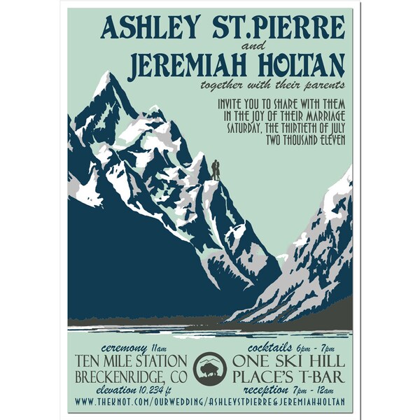 Jackson Wy Invitation - Etsy