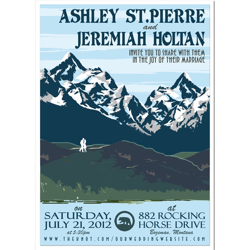 Montana Invitations - Etsy