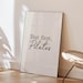 But First Pilates Wall Art, Pilates Studio Home Decor, Gym Workout ...