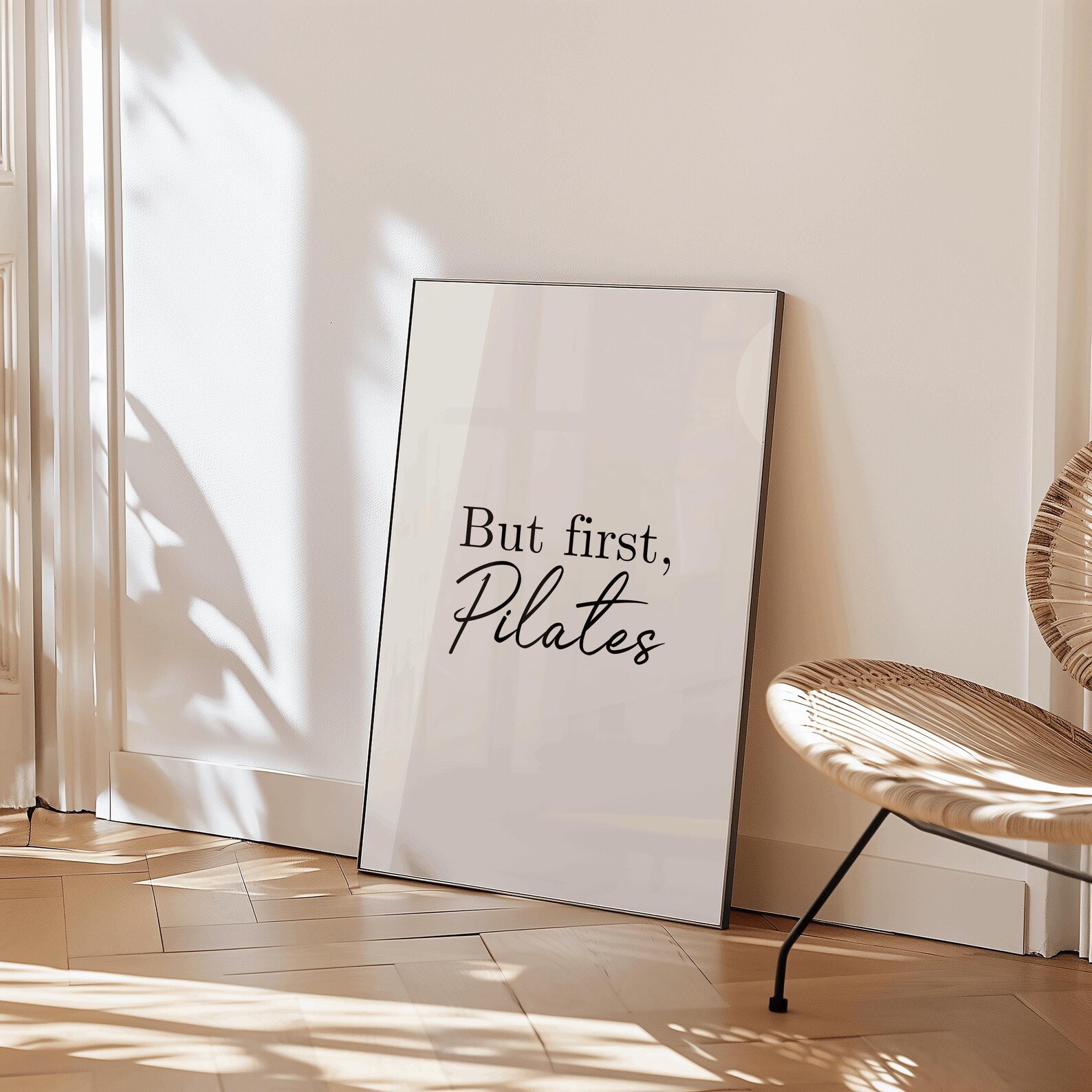 But First Pilates Wall Art, Pilates Studio Home Decor, Gym Workout ...