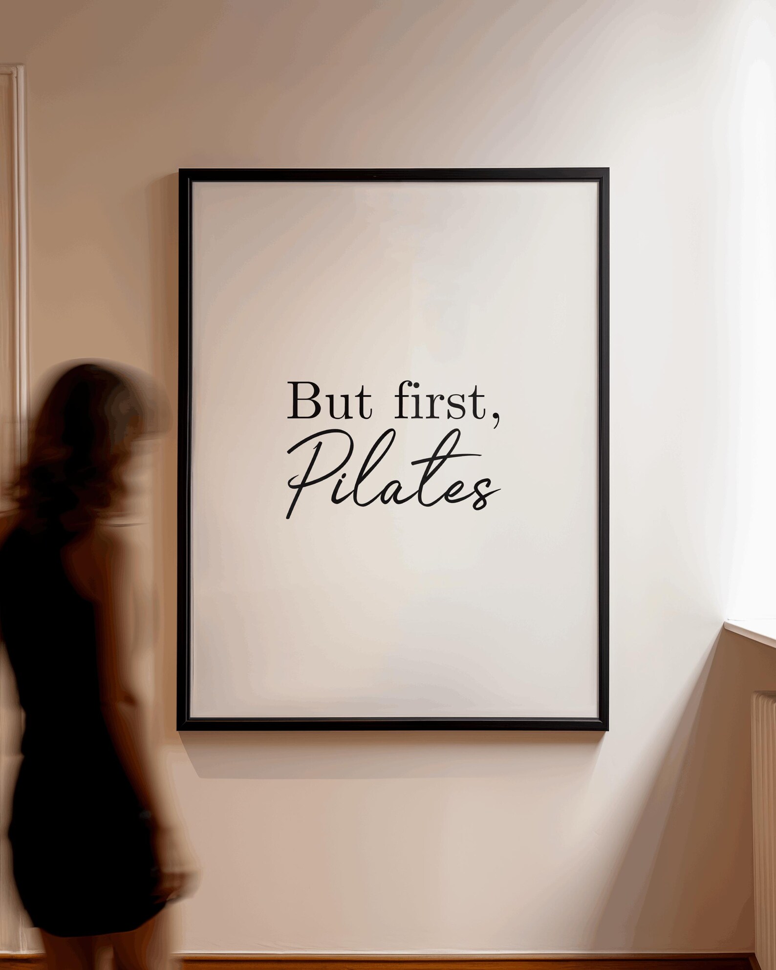 But First Pilates Wall Art, Pilates Studio Home Decor, Gym Workout ...